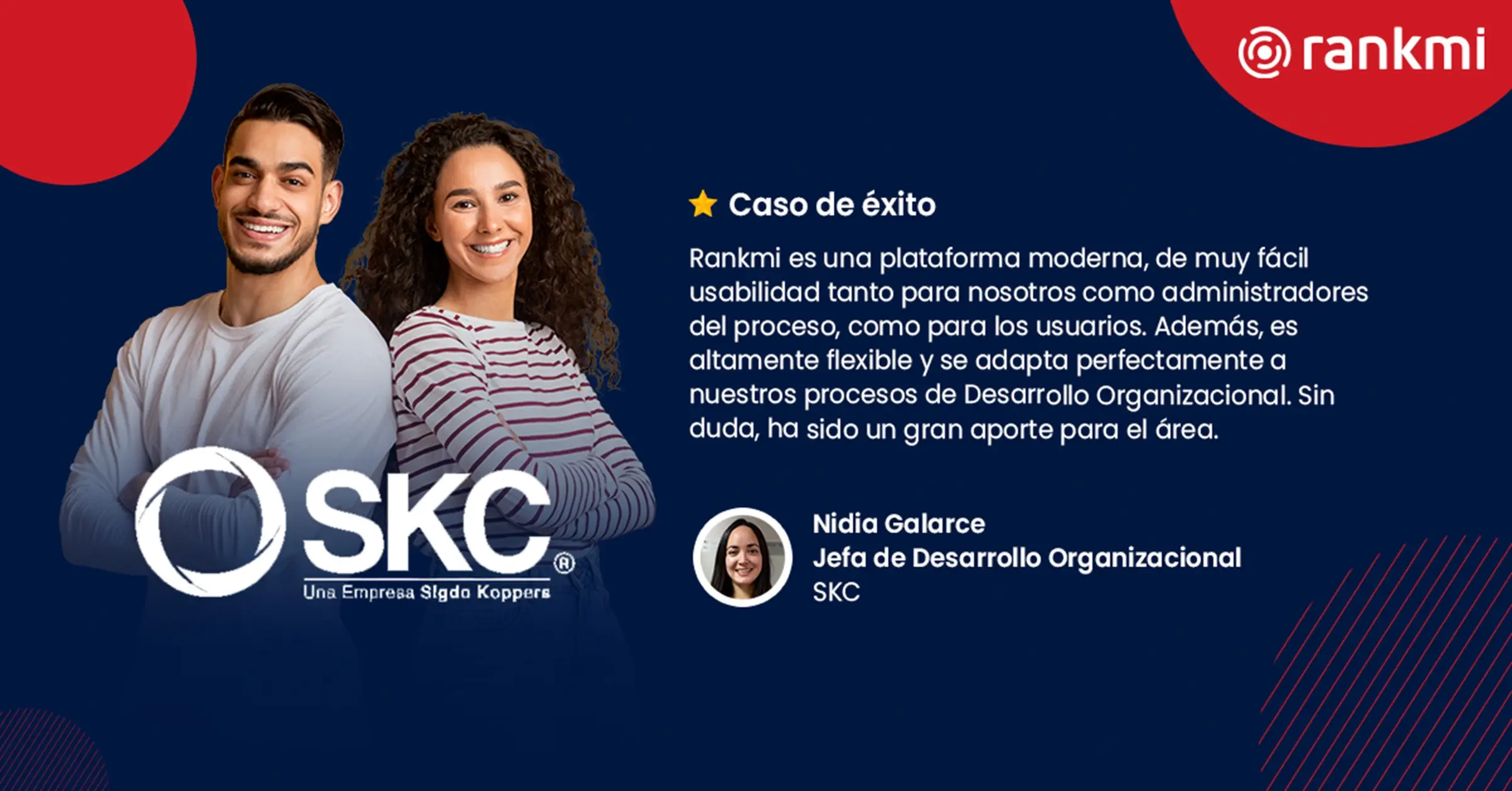 Caso de éxito | SKC Venta de Maquinaria | Rankmi Software de RRHH